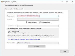 Once you have clicked Activate , a form will open requesting your ...