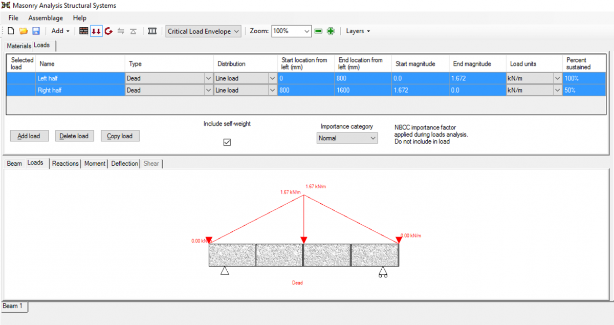 If using a 20cm, 15MPa unit, this beam will initially fail moment ...