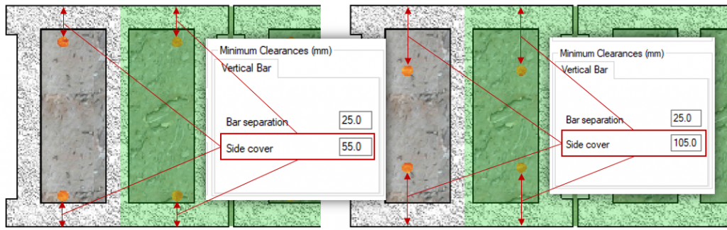 Fully grouting the wall, making changes to the masonry unit, and ...