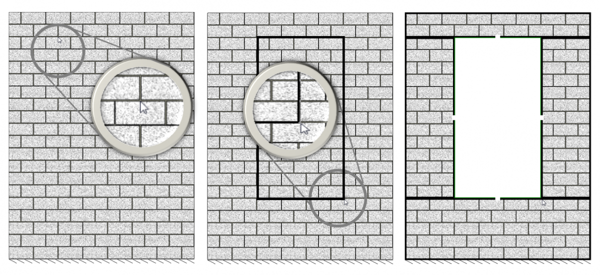 a) Click and hold on one corner b) Drag to opposite corner c) Release ...
