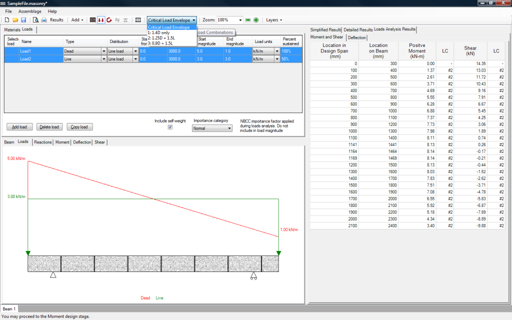 Figure 2‑13: Multiple Loads
