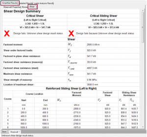 Figure 5‑89: Simplified Results (Shear tab)