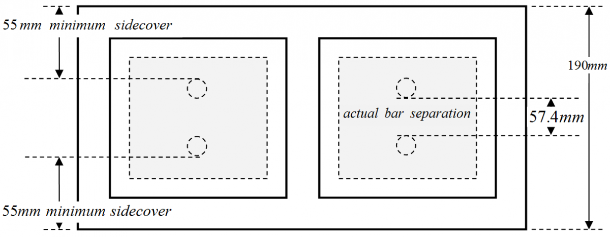 Note: The ‘Vertical Steel’ box is disabled if the grouting pattern ...
