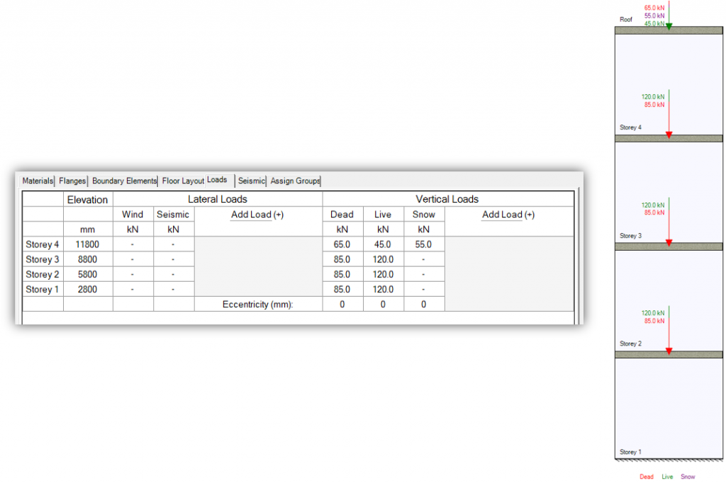 The same process outlined in the Lateral Loads section can be used to ...