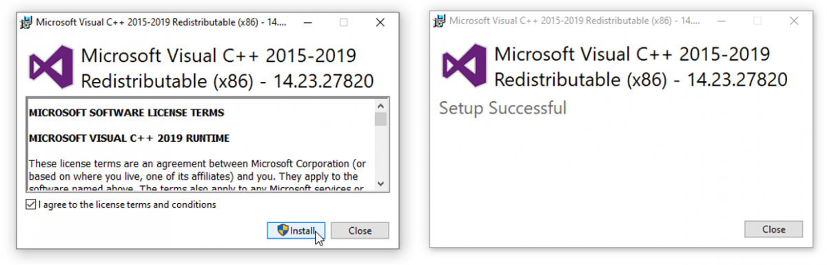 Once the prerequisite program are checked for, the MASS installation ...