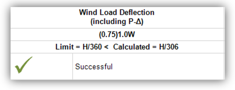 Why is the wall design not failing?